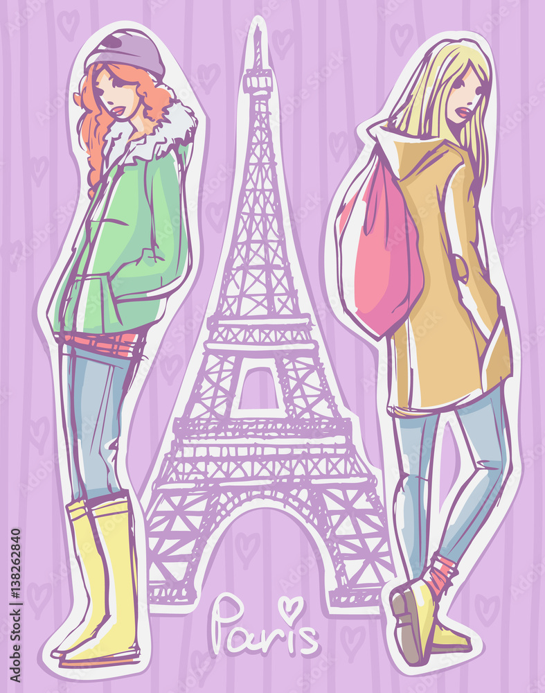 Spring Fashion Illustration