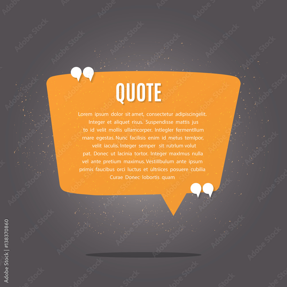 Inspirational quote template Stock Vector | Adobe Stock