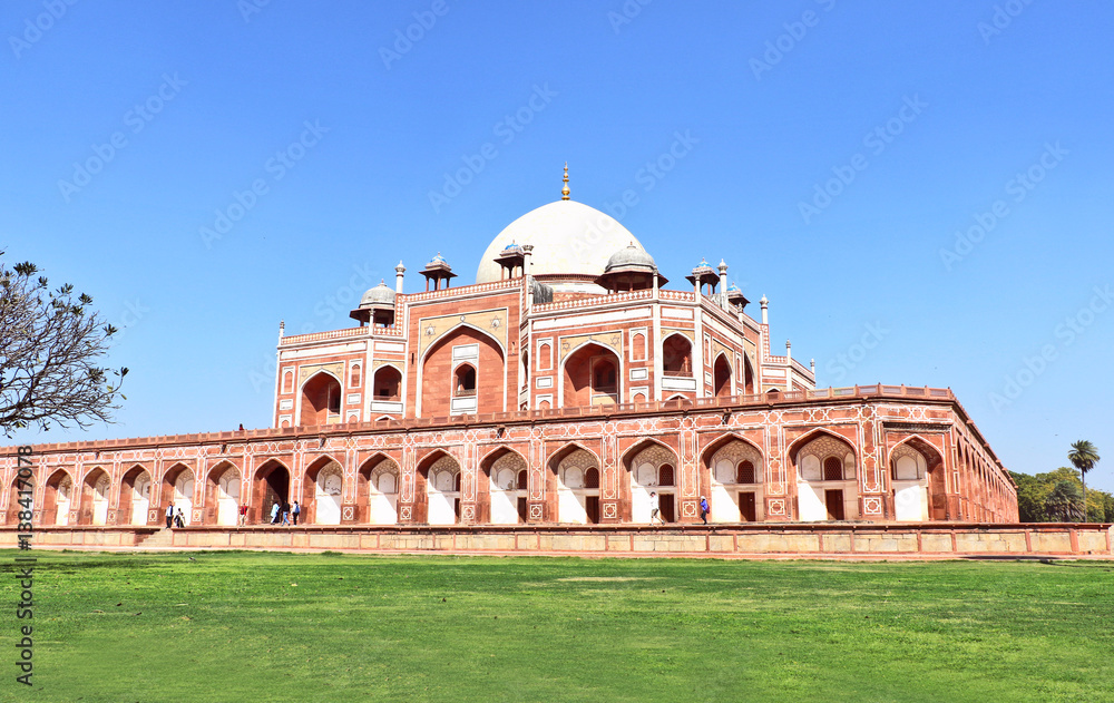 Mughal Emperor Humayun tomb in New Delhi, India was commissioned by his ...