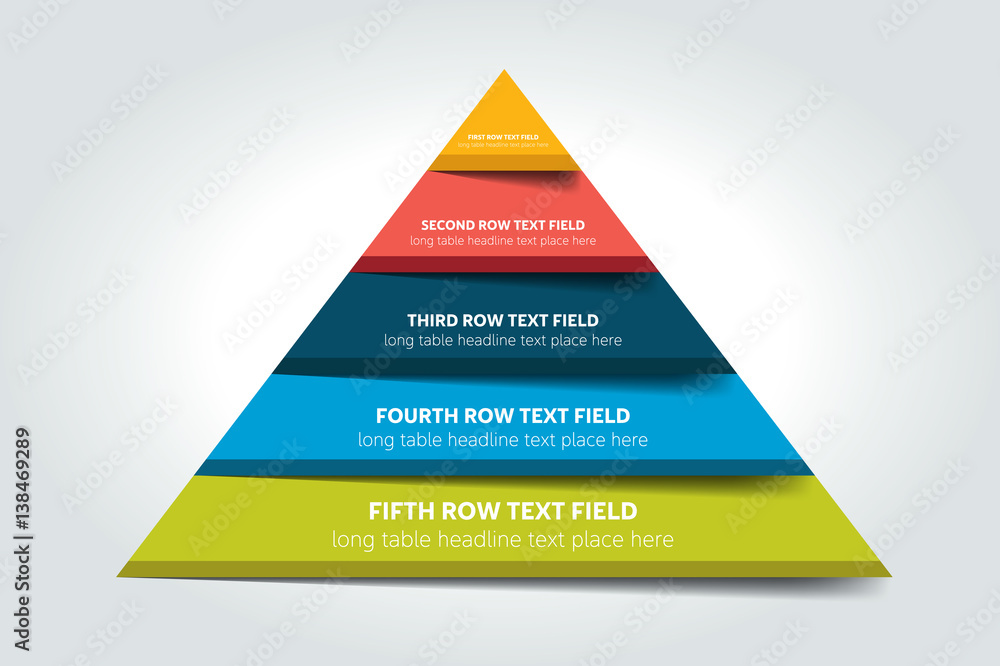 3d triangle infographic, chart, scheme, diagram, table, schedule ...