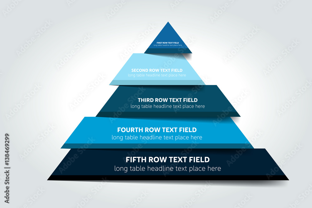 3d triangle infographic, chart, scheme, diagram, table, schedule ...