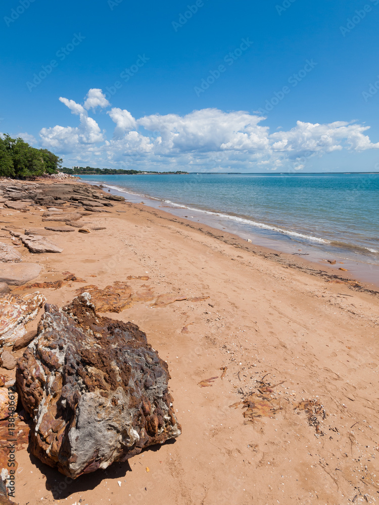Darwin, Australia, 05/05/2016, A beautiful summers day on a beach in ...