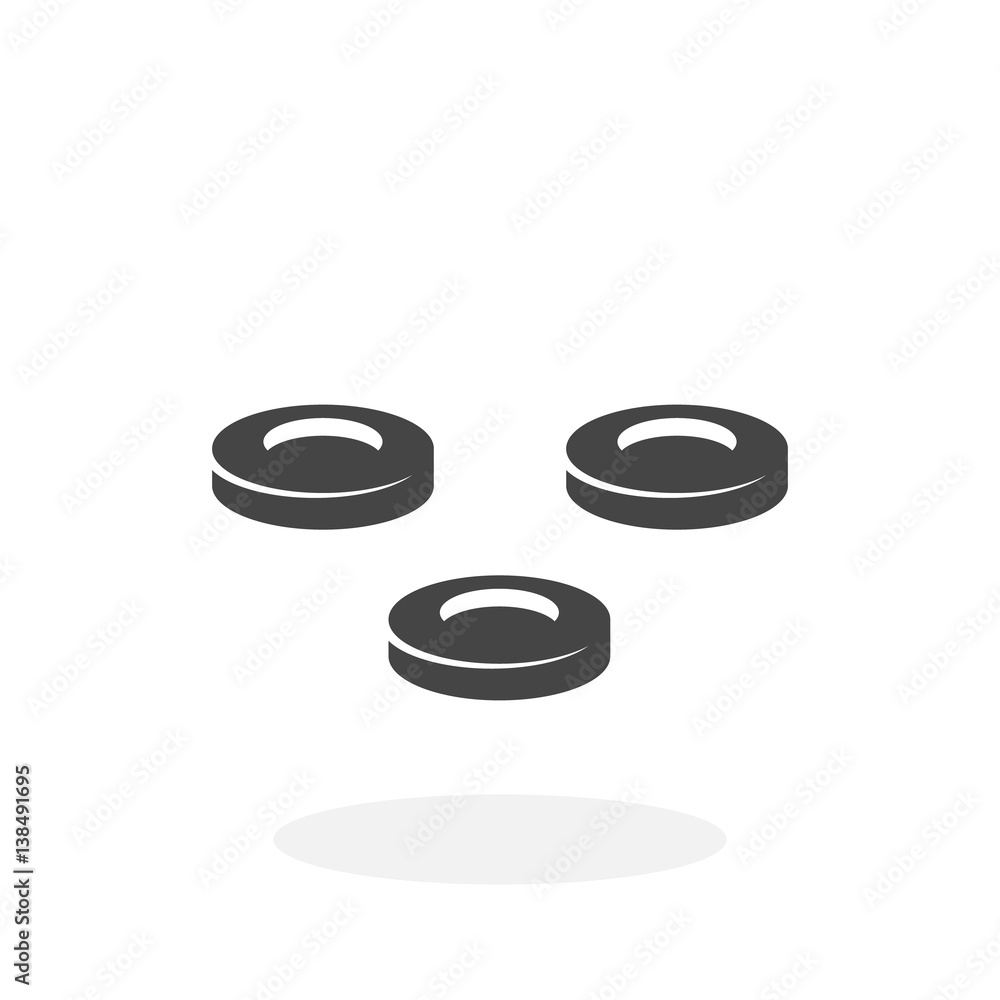 Checkers Icon. Vector logo on white background Stock Vector | Adobe Stock