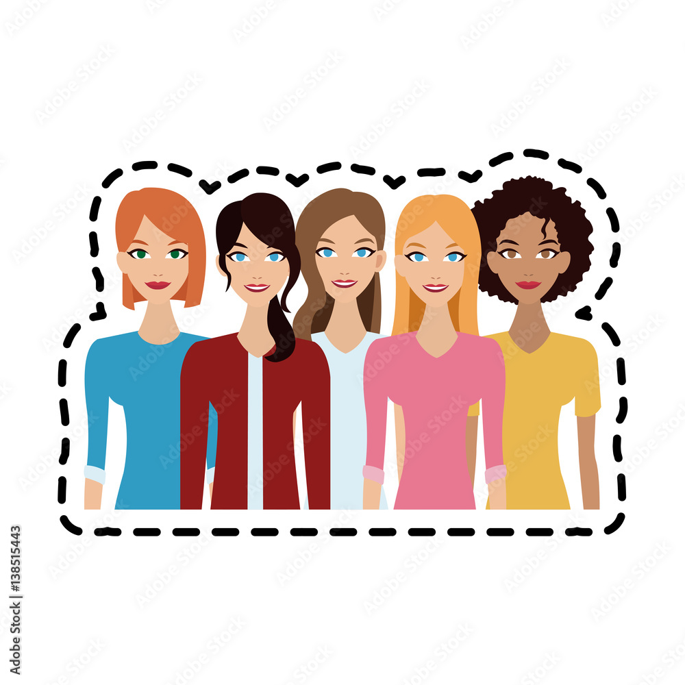 Vecteur Stock young adults people icon image vector illustration design ...