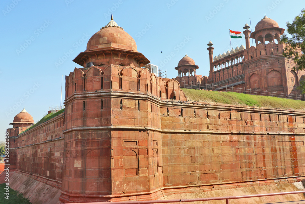 Red Fort, UNESCO world heritage site, a reminder of the magnificent ...