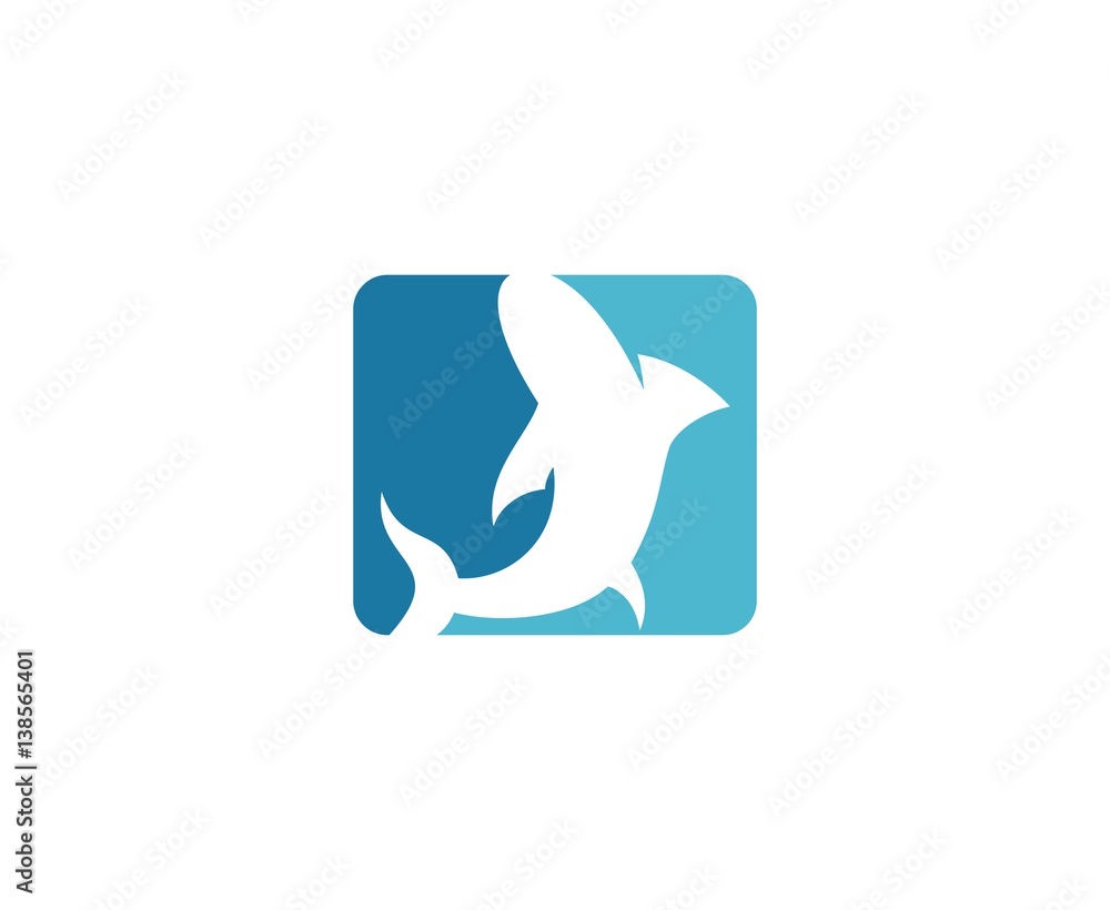 Shark logo Stock Vector | Adobe Stock