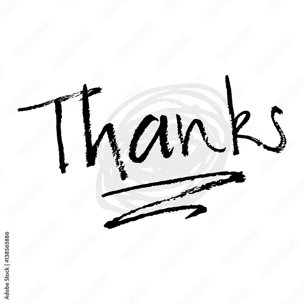 Positive lettering. vector Hand Drawn Marker Lettering Isolated On ...