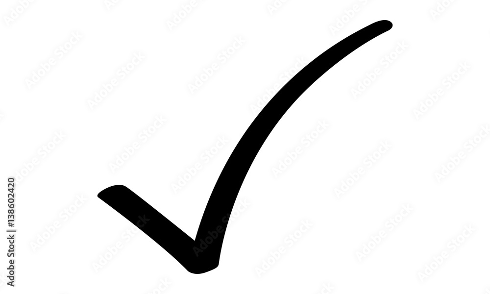 Stockillustratie Pictogram - Check, Checkmark, Hooklet, Tick, Tickmark ...