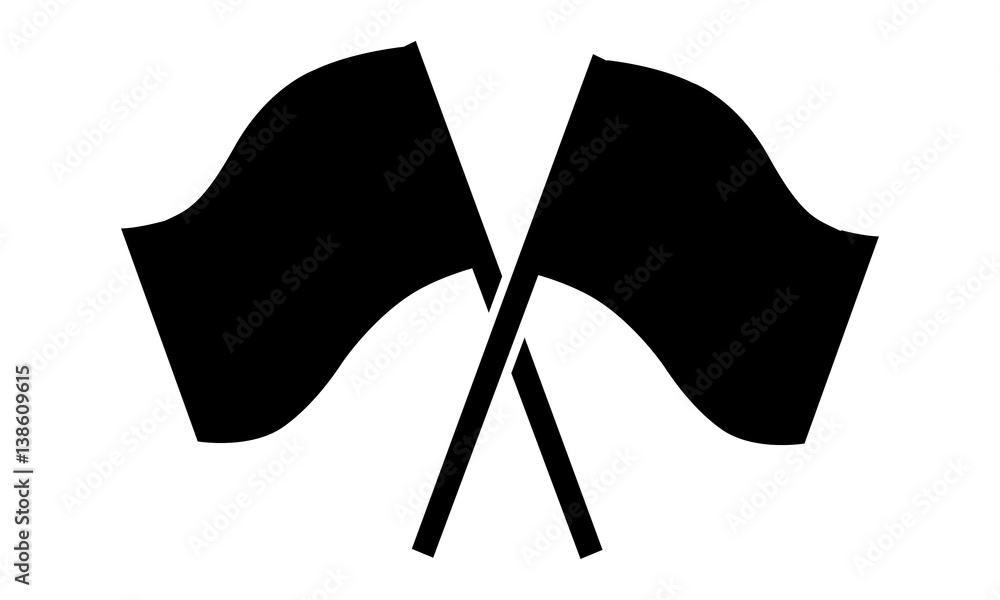 Pictogram - Finish line, Finishing line, Checkered flag, Chequered flag ...