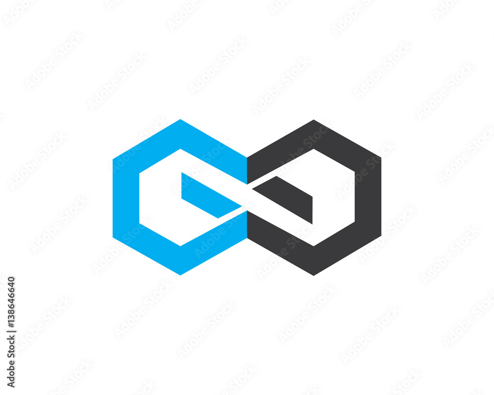 Infinity Logo Stock Vector | Adobe Stock