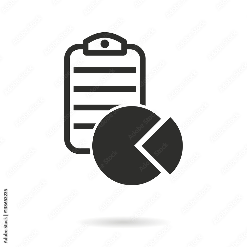 Business report - vector icon. vector de Stock | Adobe Stock Business report - vector icon. vector de Stock | Adobe Stock