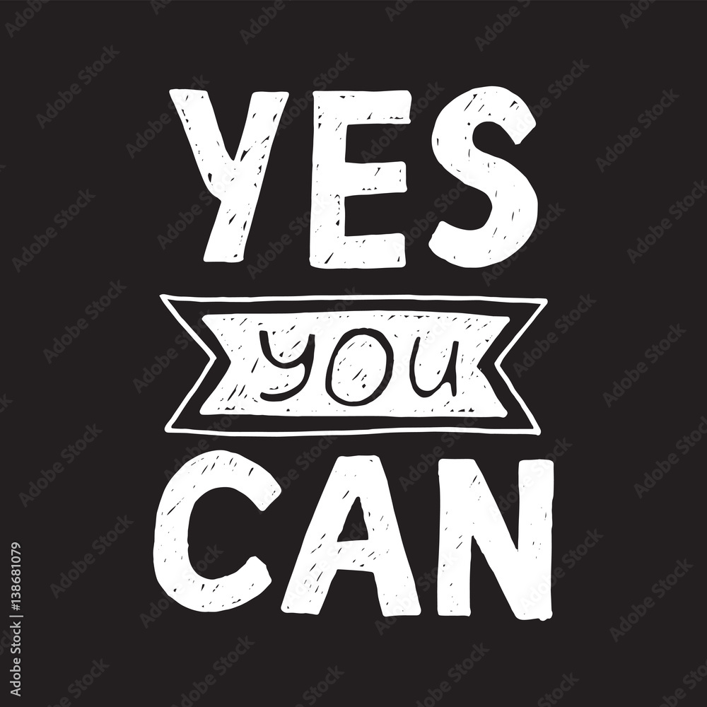 Motivational quote Stock Vector | Adobe Stock