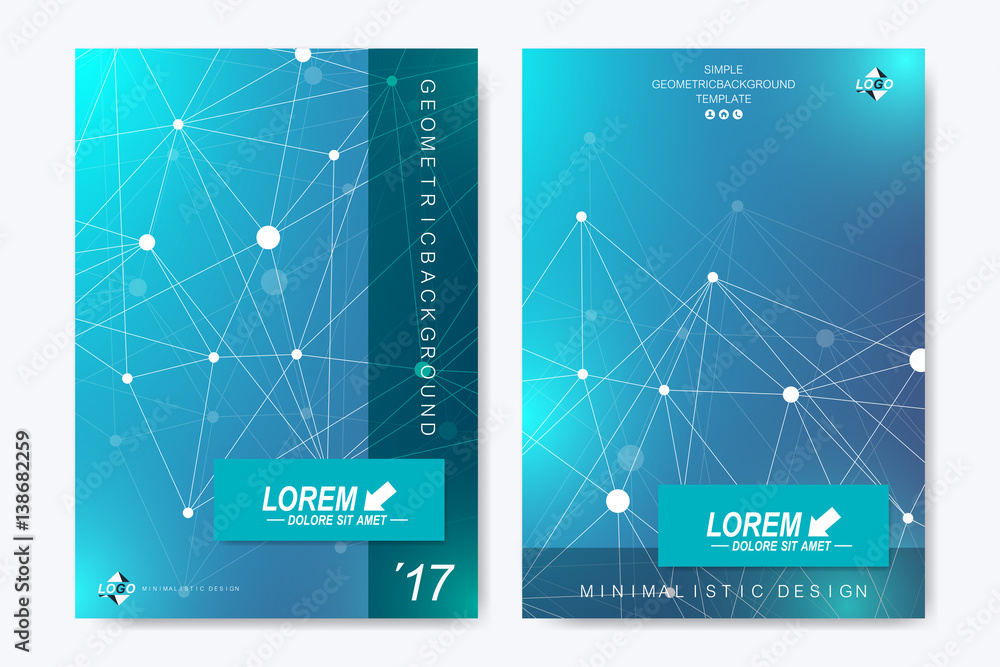 Modern vector template for brochure, Leaflet, flyer, advert, cover ...