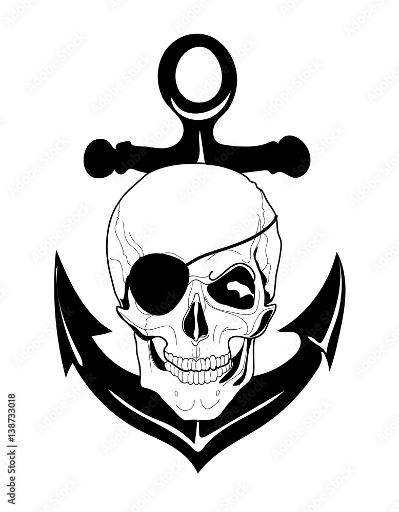 Pirate Anchor Tattoos