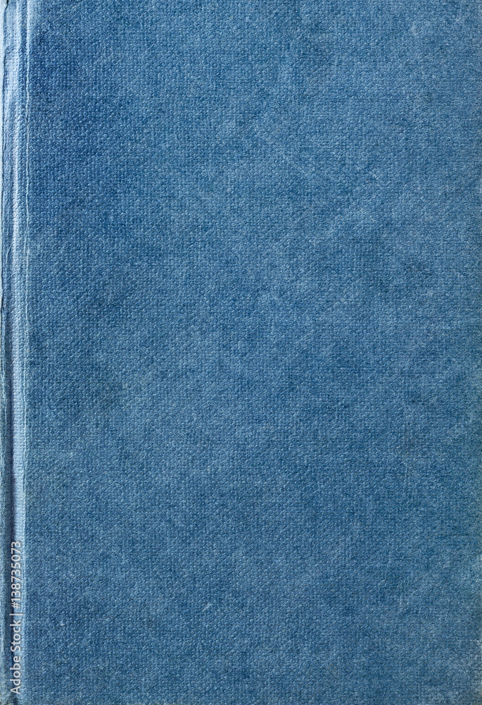 Woven Fabric Book Cover Texture in Blue Stock Photo | Adobe Stock