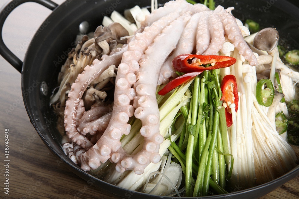 yeonpo tang. Octopus Soup. Stock Photo | Adobe Stock