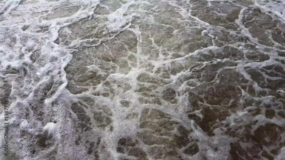 Bubbling Agitated Water. Stock Video | Adobe Stock