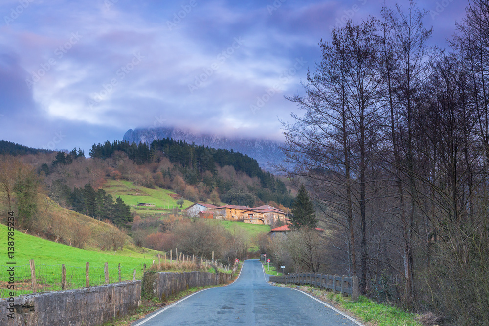 Parque natural de Gorbea y sus valles Stock Photo | Adobe Stock