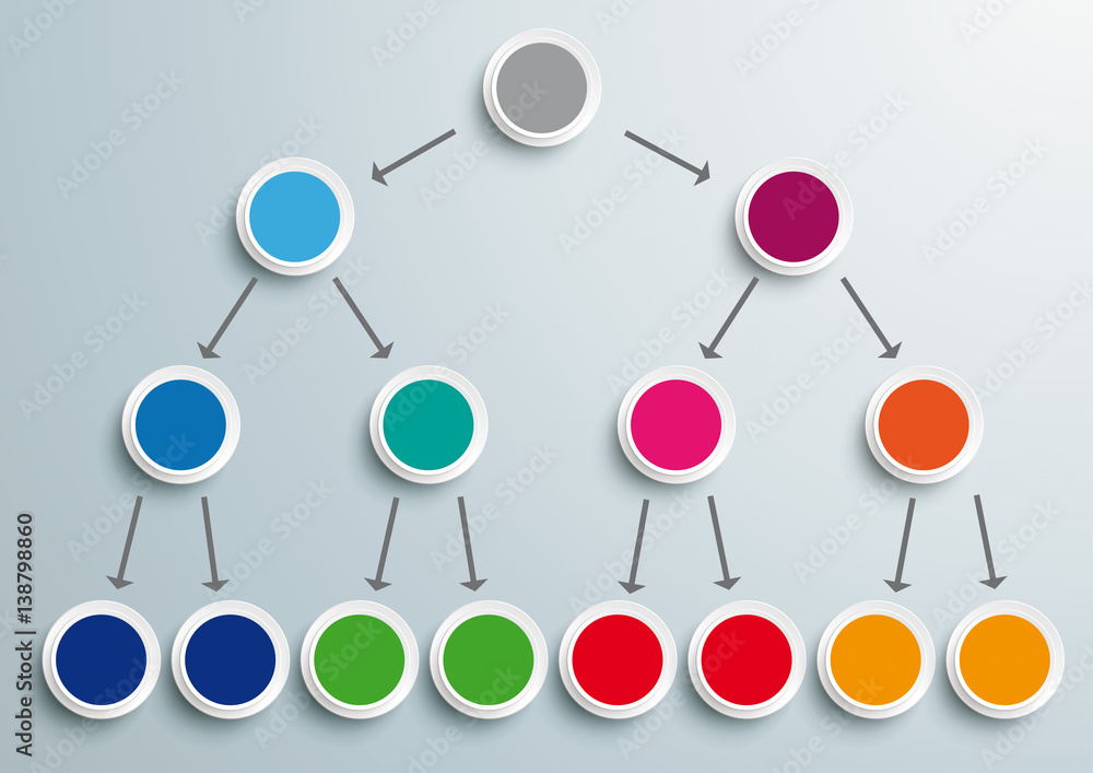 Colored Pyramid Scheme Infographic Stock Vector | Adobe Stock