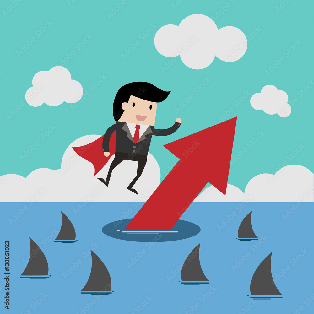 vector business finance. Successful Businessman concept , cartoon ... vector business finance. Successful Businessman concept , cartoon ...