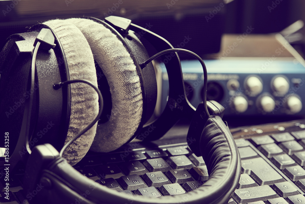 recording studio Stock Photo | Adobe Stock