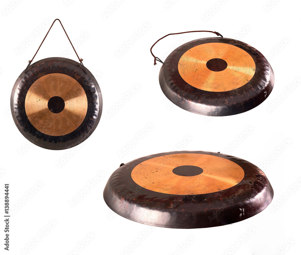 the image of the old traditional gong.percussion instrument tom-tom ...