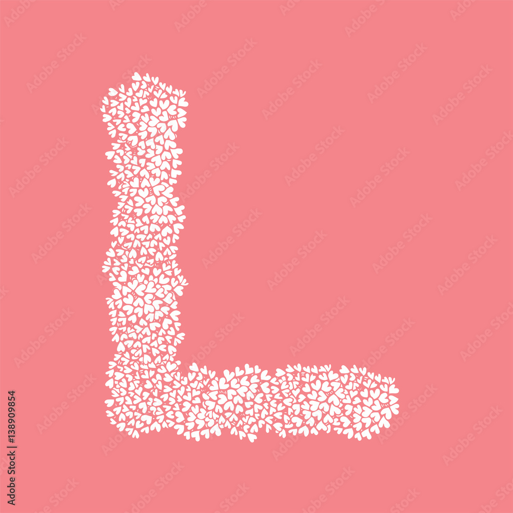 Pink Letter L