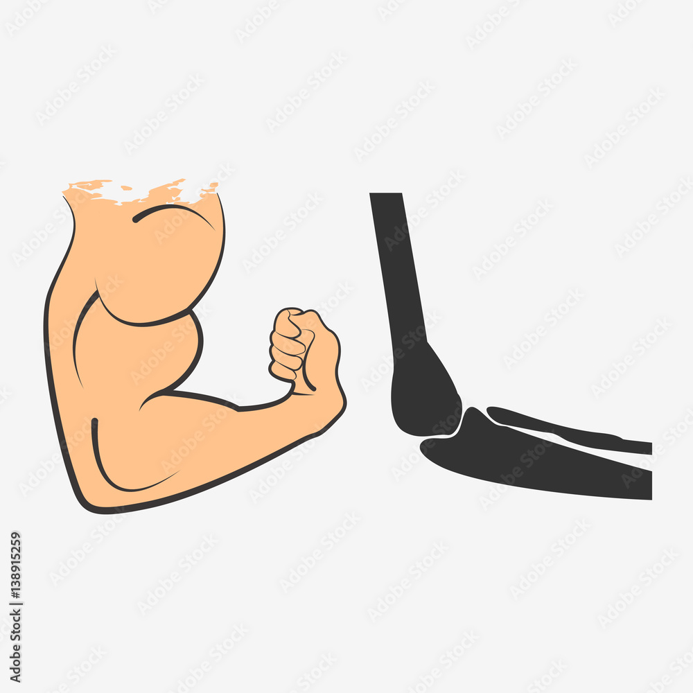 human elbow joint icon Stock Vector | Adobe Stock