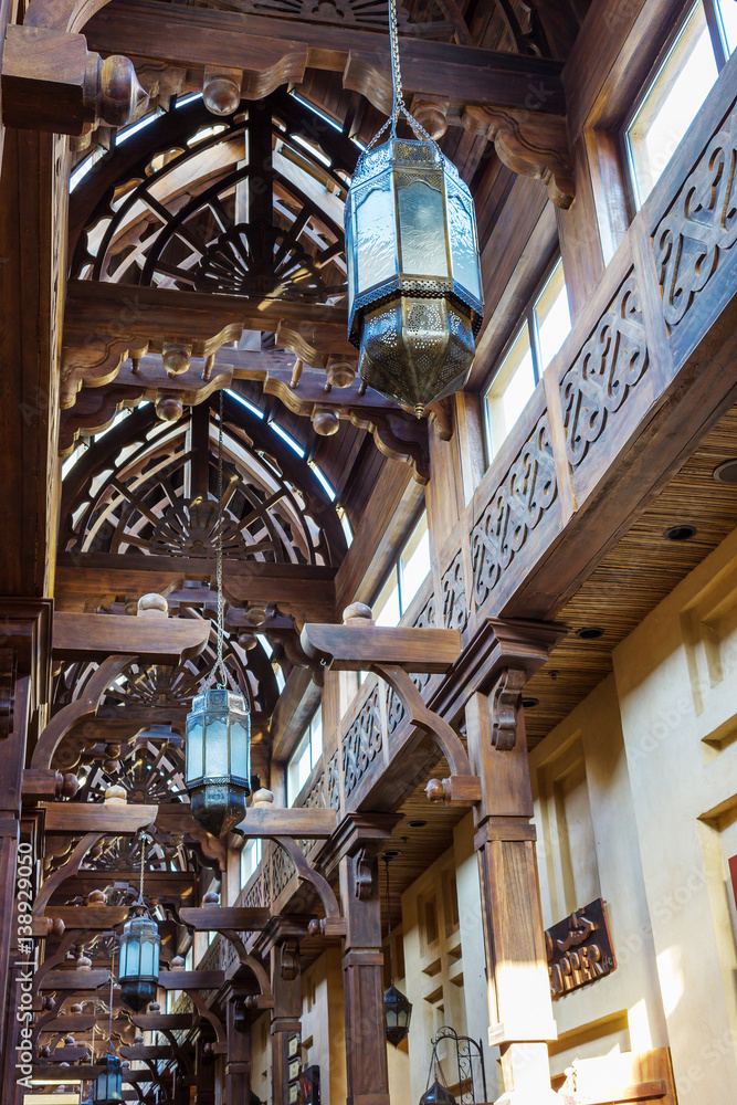 typical Arab market - souk in Dubai, UAE Stock Photo | Adobe Stock