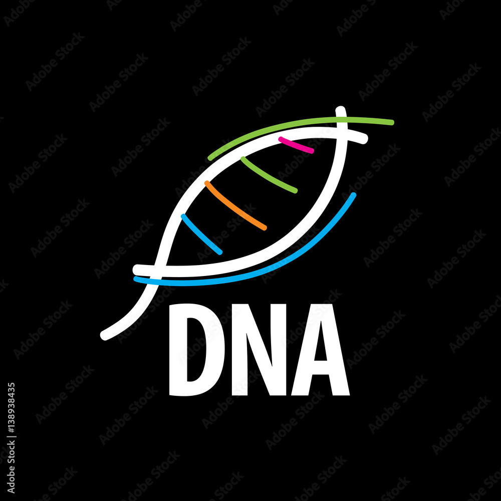 vector logo dna Stock Vector | Adobe Stock