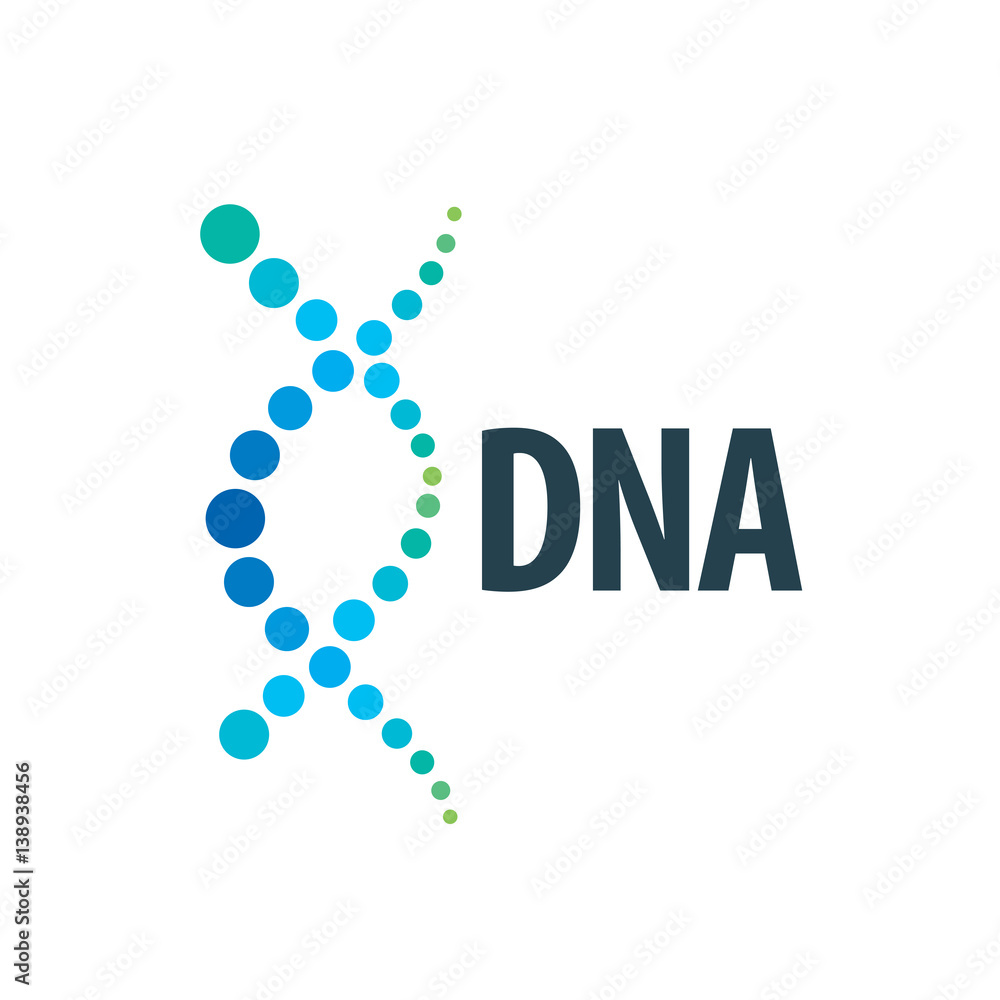 vector logo dna Stock Vector | Adobe Stock