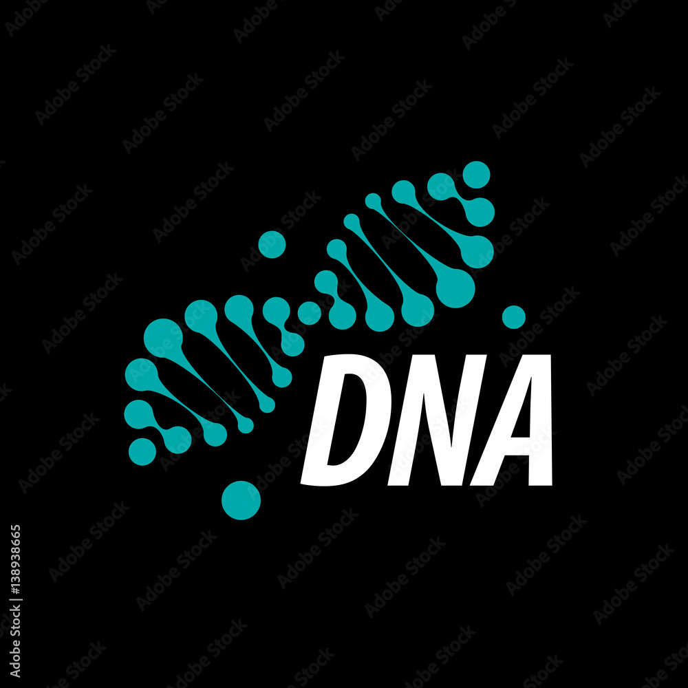 vector logo dna Stock Vector | Adobe Stock