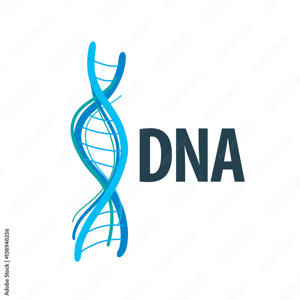 vector logo dna Stock Vector | Adobe Stock