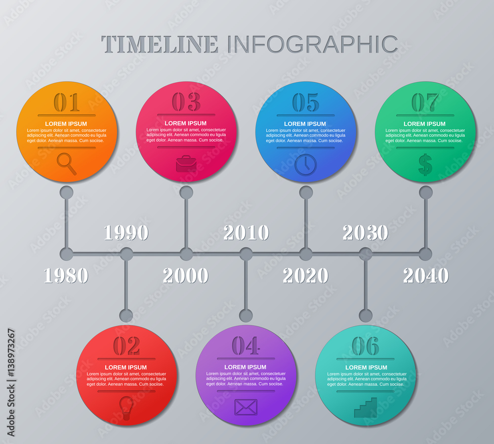 Infographics timeline. Infographic elements. Graphic templates. Vector ...