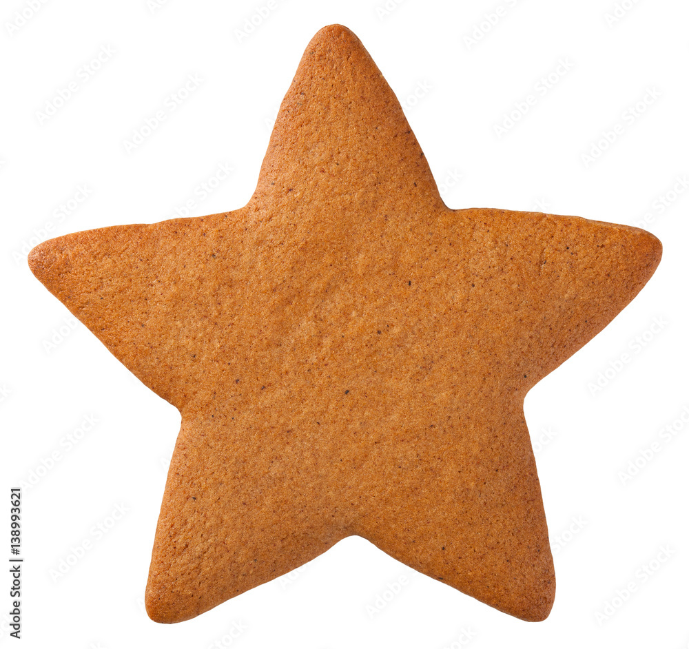 Gingerbread Star Cookie Stock Photo | Adobe Stock