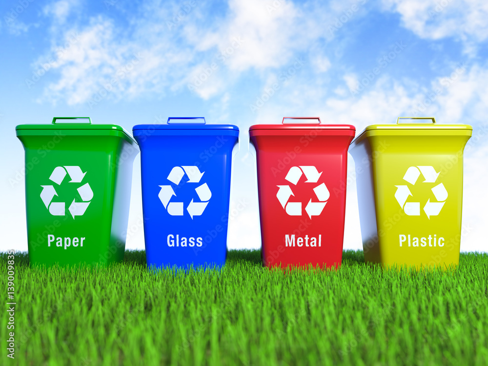 Recycling Stock-Illustration | Adobe Stock