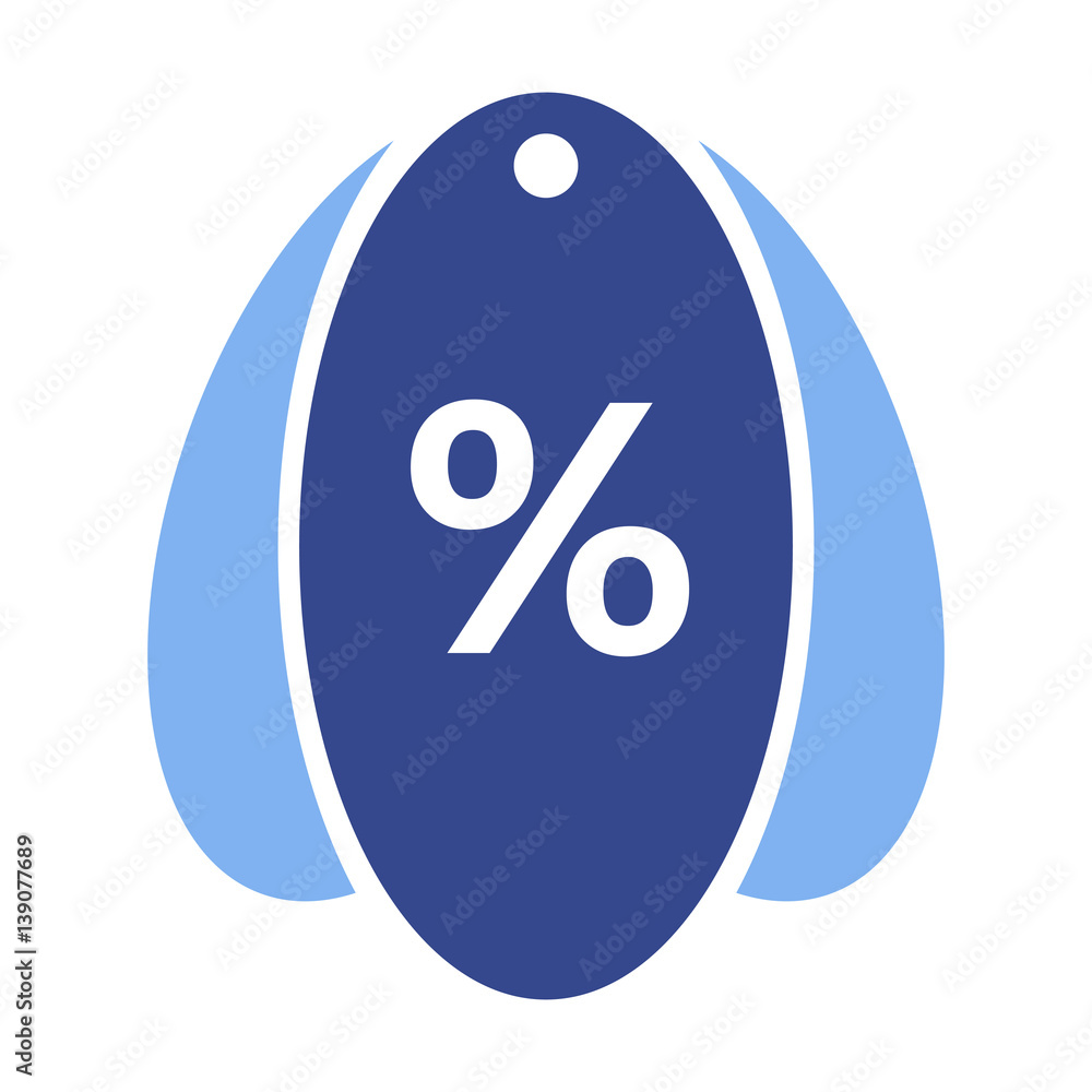 Vector icons - label with percentage discount on transparent background ...