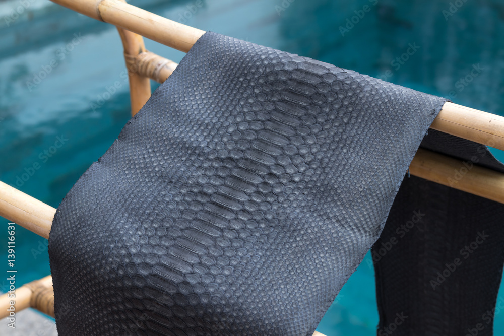 Genuine python snakeskin leather, snake skin, texture background ...