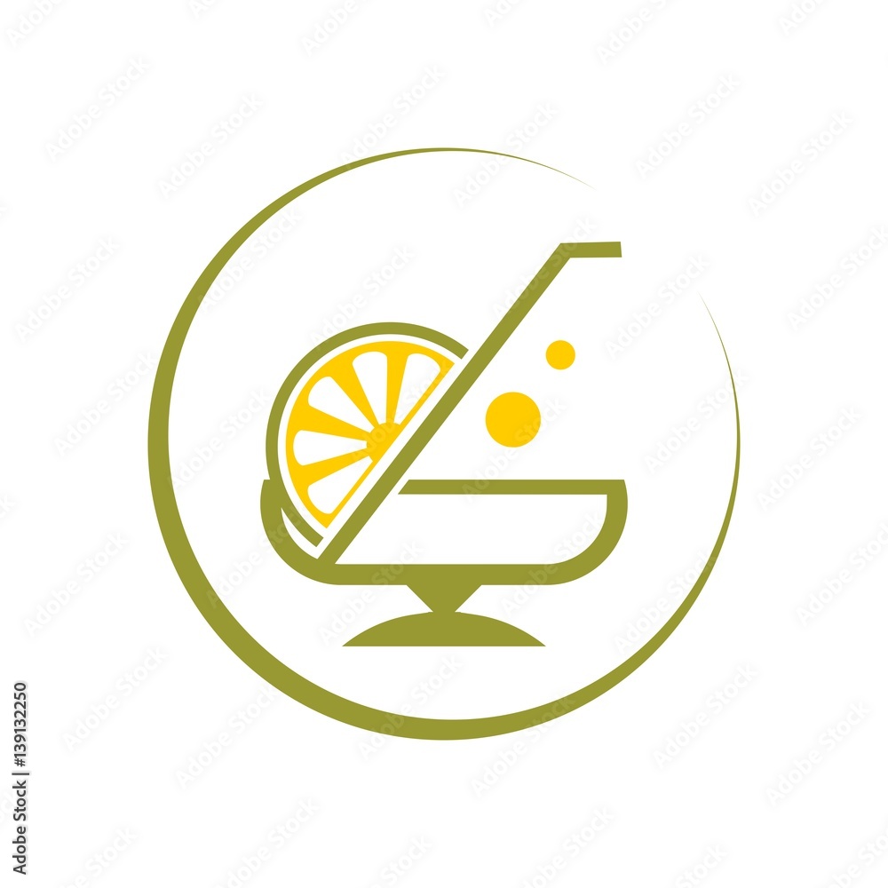 cocktail drink, event,logo Stock Vector | Adobe Stock