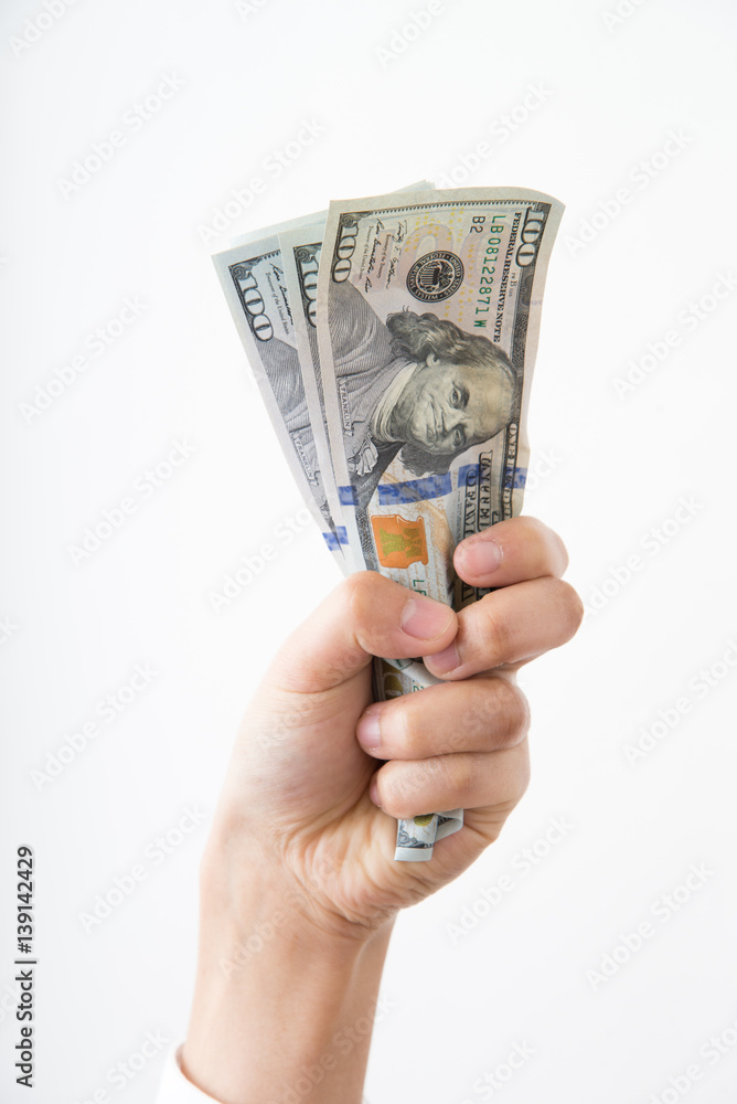 hand grabbing money Stock Photo | Adobe Stock