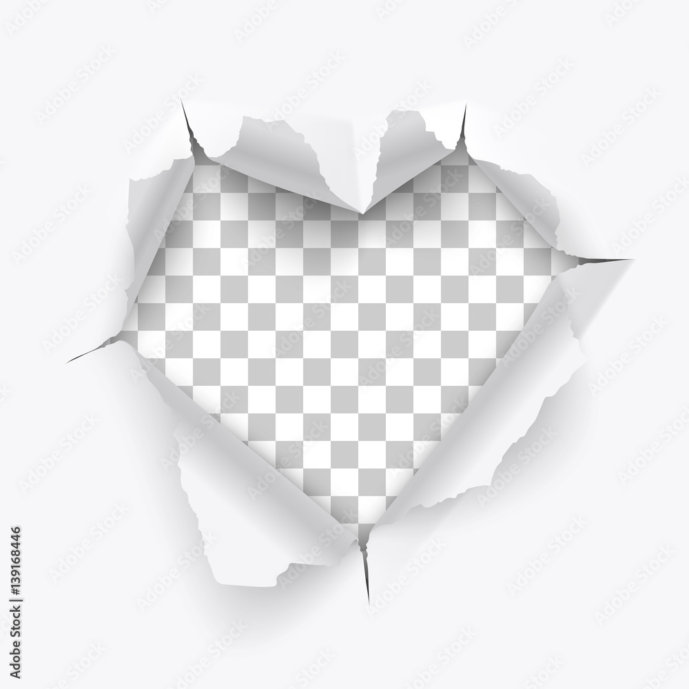 Torn Heart Paper