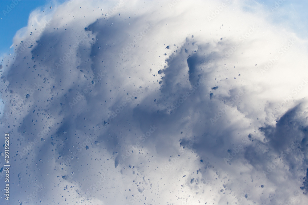 avalanche as background Stock Photo | Adobe Stock