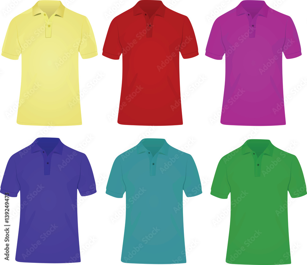 Man polo t shirt vector Stock Vector | Adobe Stock