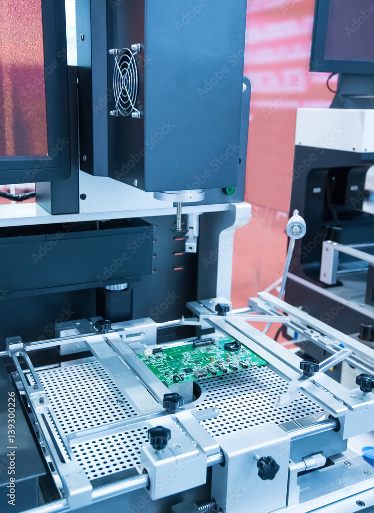 Microchip production factory. Stock Photo | Adobe Stock