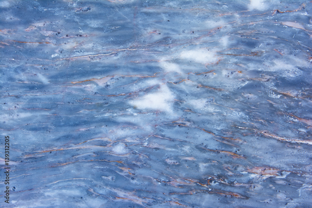 Blue marble patterned texture background.Blue striped marble texture ...