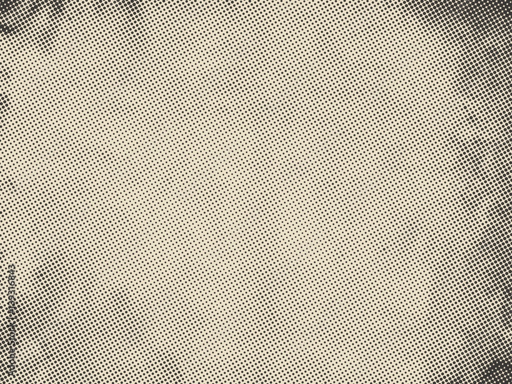 aged newspaper halftone abstract dotted background and texture Stock ...
