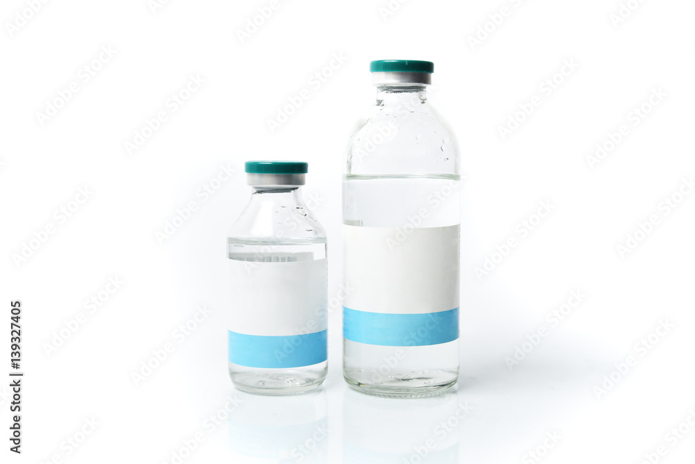 saline in a bottle Stock Photo | Adobe Stock