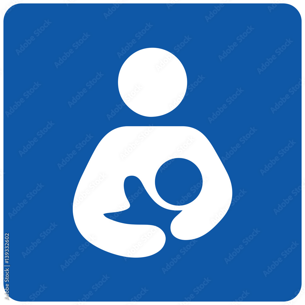 International breastfeeding symbol. Vector Format. Stock Vector | Adobe ...