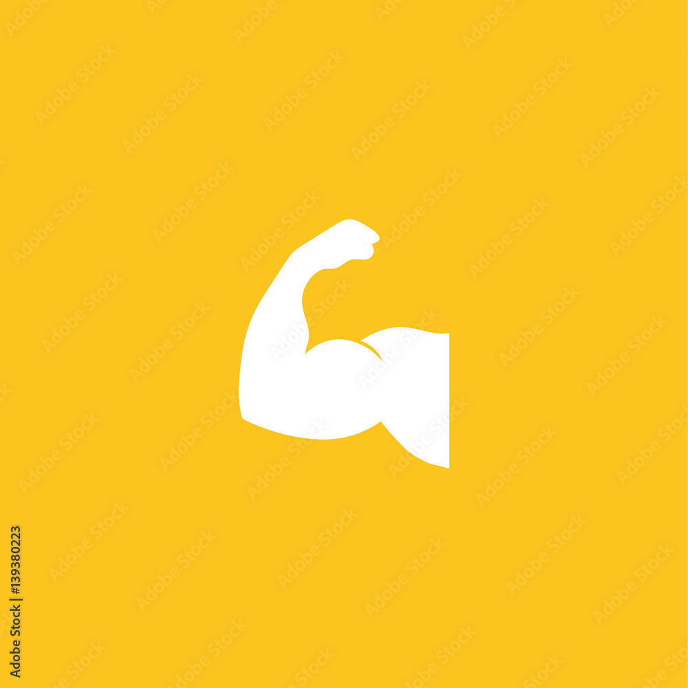 Strong arm icon illustration isolated vector sign symbol vector de ...