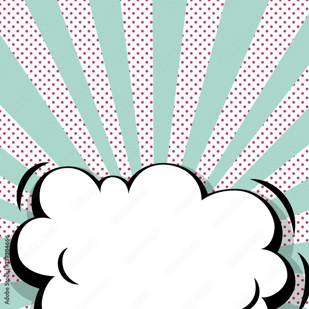 Colored comic text background light Stock Vector | Adobe Stock